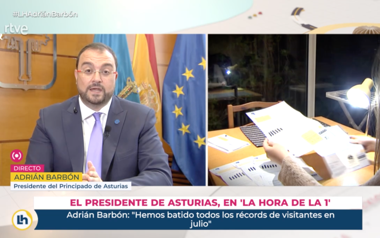 Barbón, en 'La Hora de La 1': "Nuestra mayor preocupación es llegar al ...