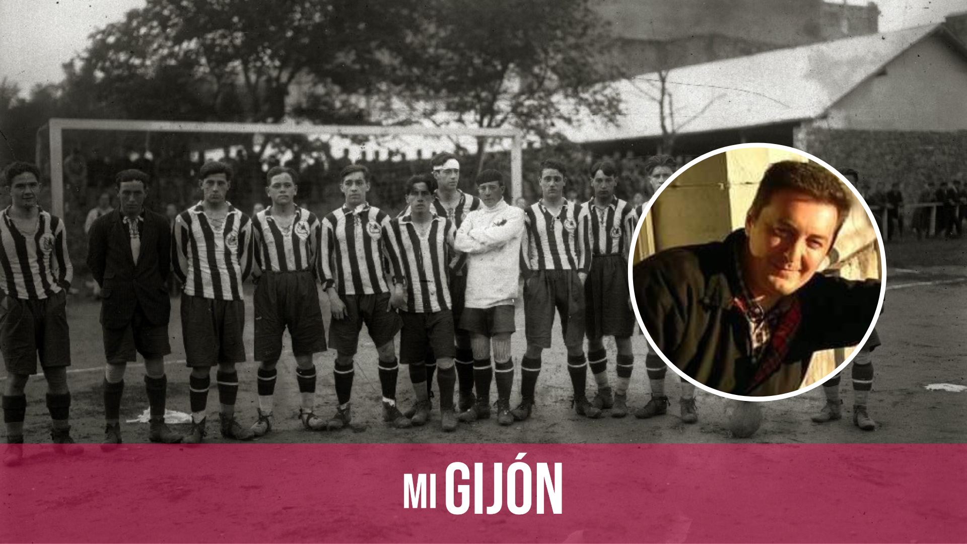 Enrique Guisasola y el primer escudo en la camiseta del Sporting - miGijón