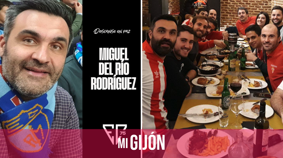 Sentido adiós al sportinguista Miguel del Río, fallecido en Colombia ...