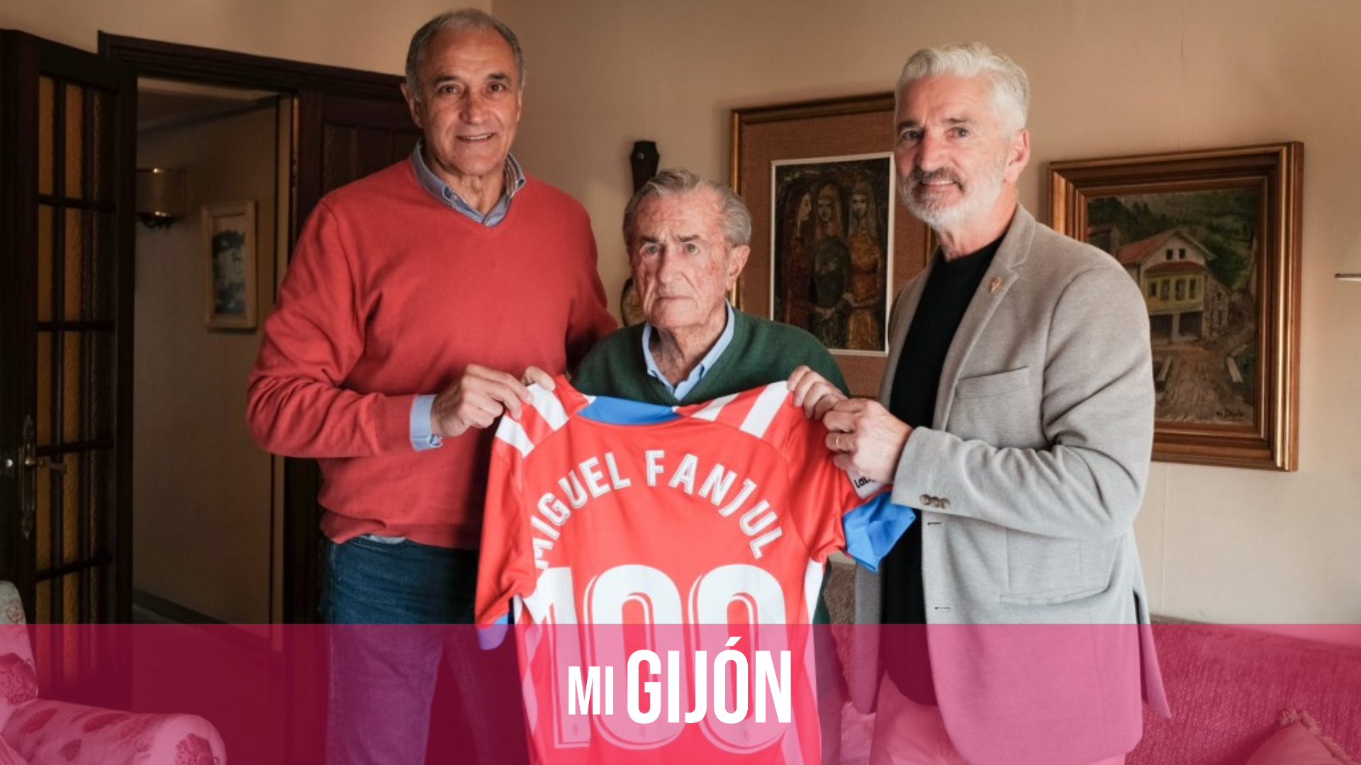 Cumple 100 años Miguel Fanjul, el socio número 1 del Sporting - miGijón