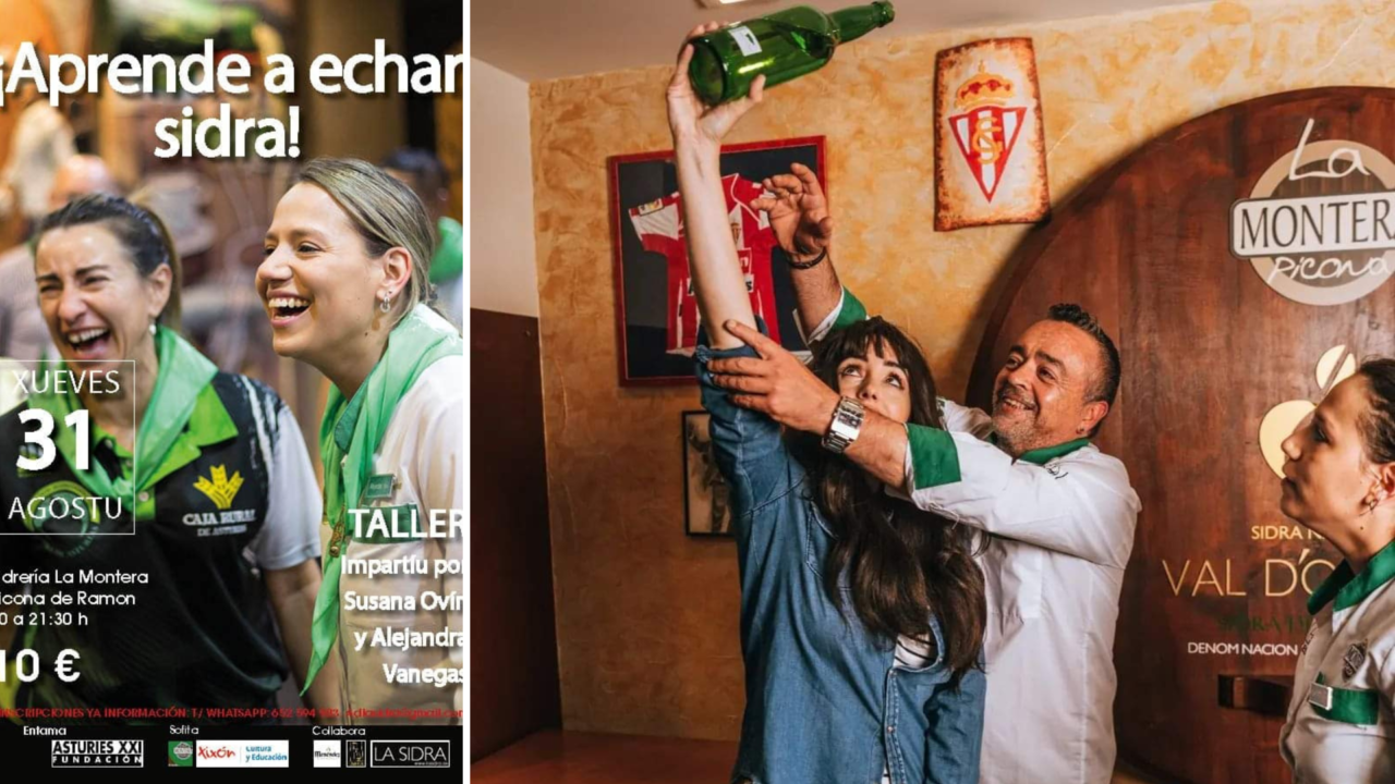 Nuevo taller: Aprende a escanciar con La Montera Picona este jueves ...