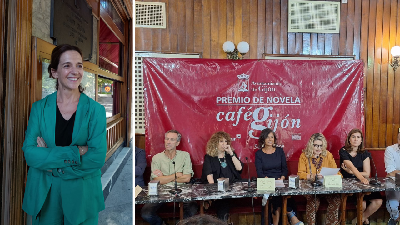 María Fasce, ganadora del Premio Café Gijón 2024 con su novela El final ...