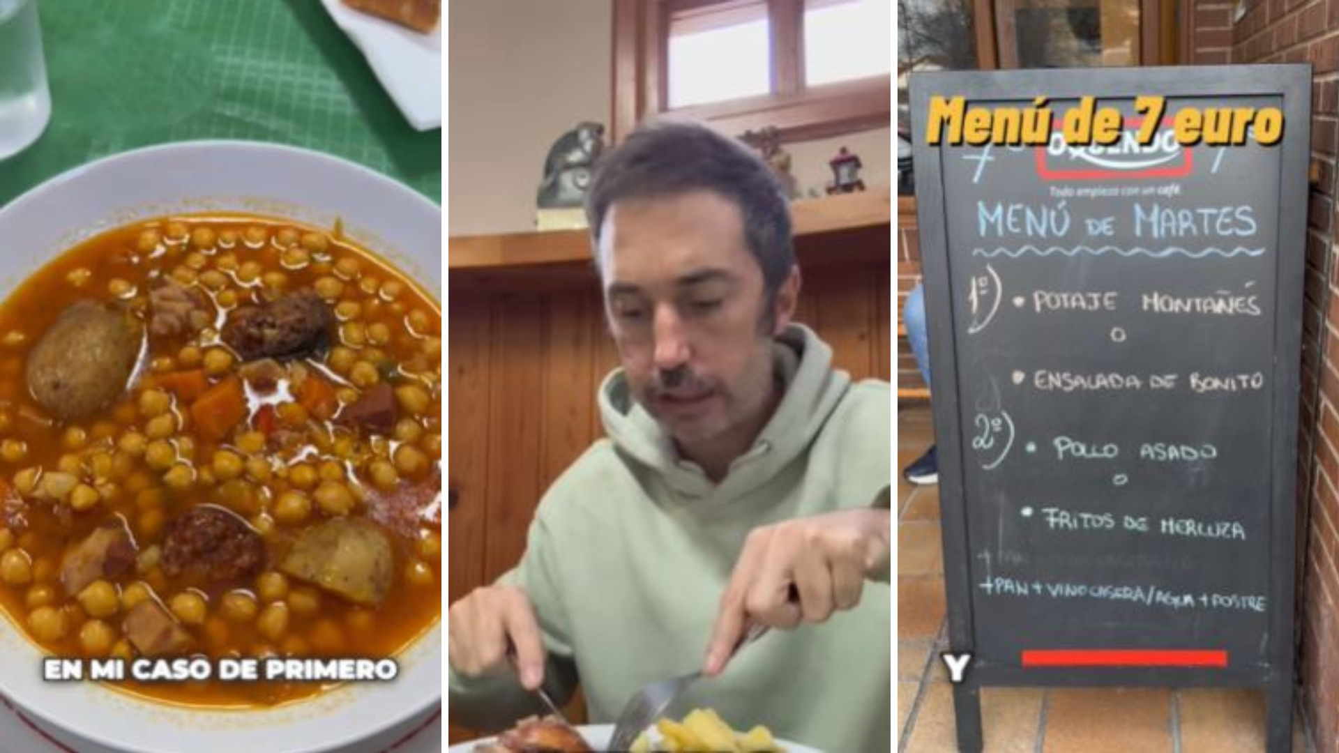 Siete euros por un menú completo en Gijón: ¿Es este el mejor ...