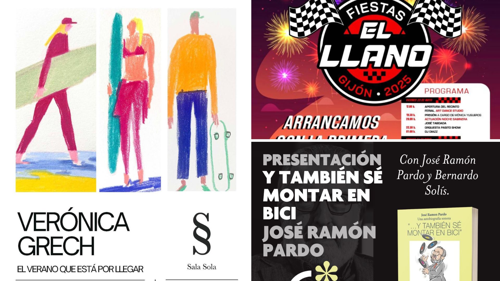 Planes | Fiestas de El Llano, exposición de Verónica Grech, Vibra Mahou ...