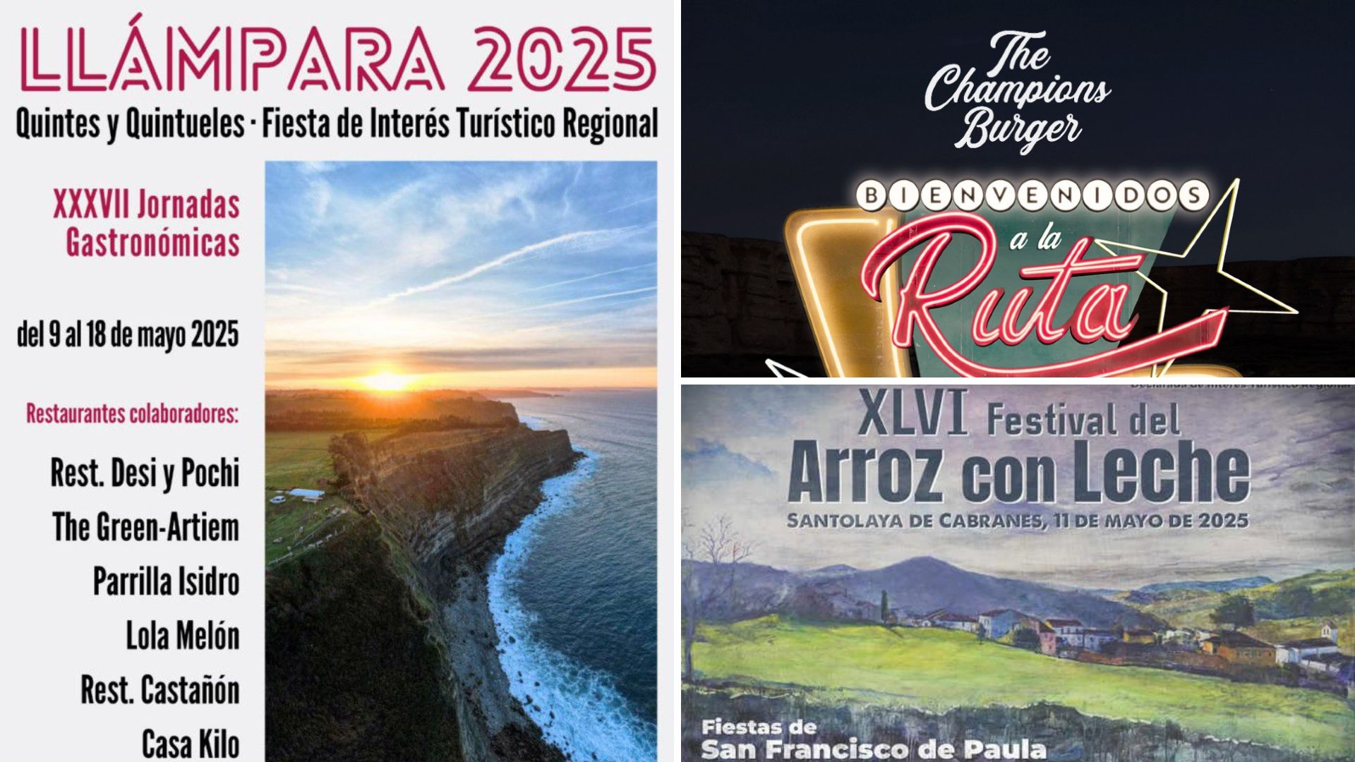 Planes | The Champions Burger, Jornadas de la Llámpara, Festival del ...