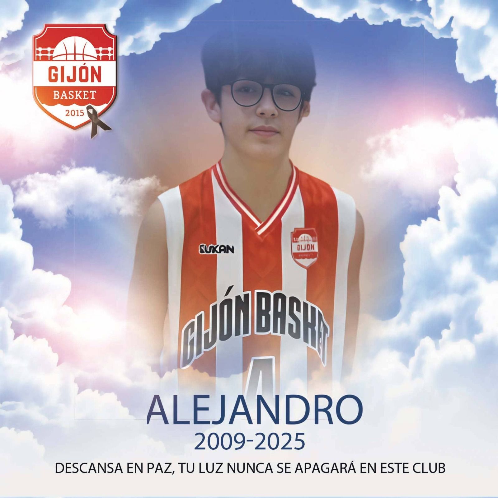 El baloncesto asturiano llora la pérdida del joven Alejandro Menéndez ...